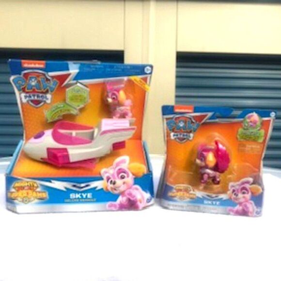 Paw Patrol | Toys | Paw Patrol Mighty Pups Super Paws Skyes Deluxe ...